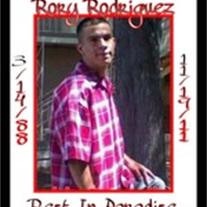 In Remembrance of Rory Rodriguez,